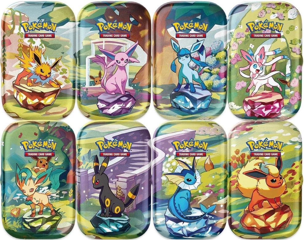 Pokemon: Prismatic Evolutions - Mini Tin Bundle (Set of 8 Tins) – Bad ...